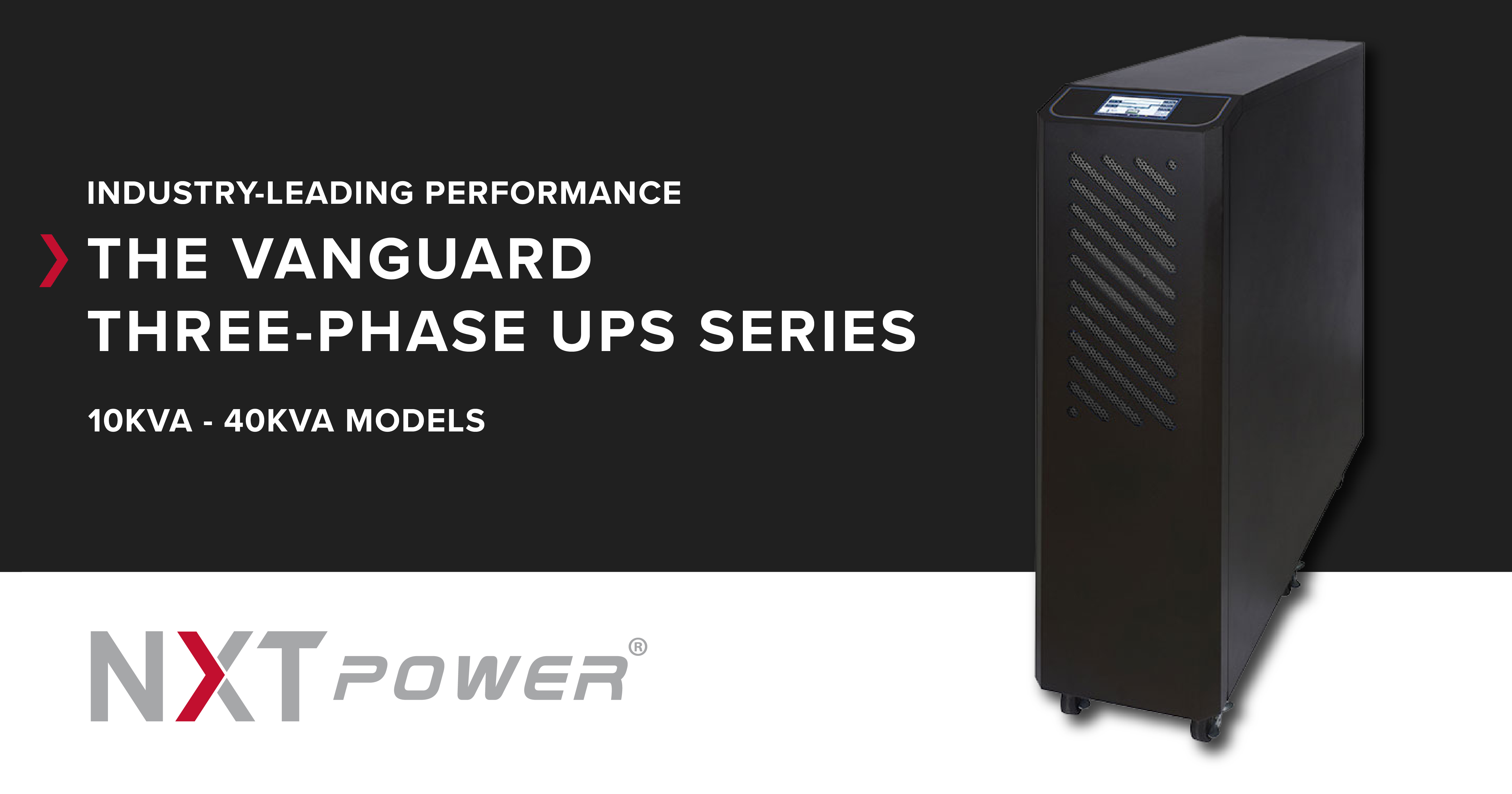 Vanguard 10-40kVA Three-Phase UPS System | NXT Power